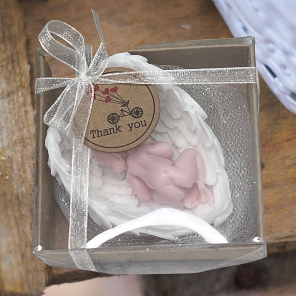 Hand Crafted | Bath & Body | Baby Angel Soap Box Present Baby Shower ...